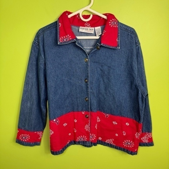 bedford fair | Jackets & Coats | 9s Vintage Western Bedford Fair Denim ...